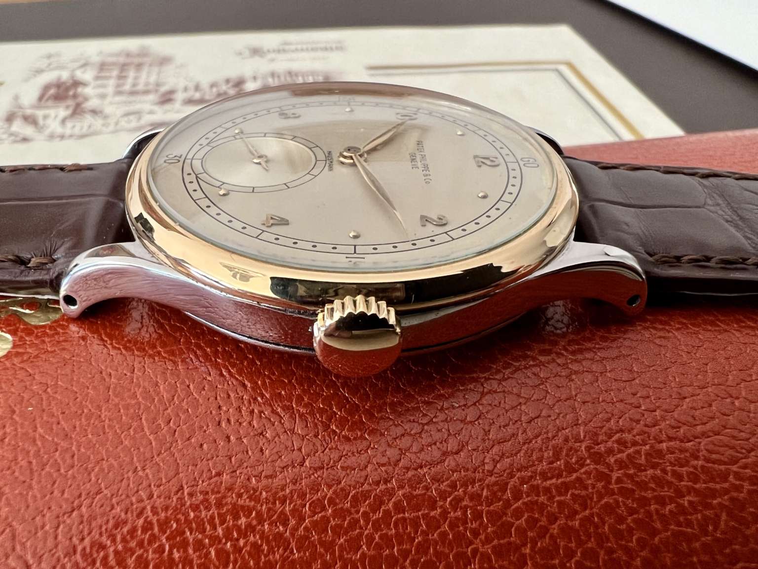 Vintage 1942 PATEK PHILIPPE 530 Hausmann, extremely rare and sought ...